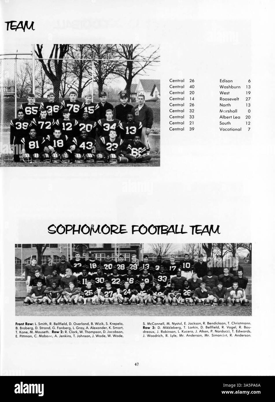 This 1965 yearbook from Central High School documents student ...