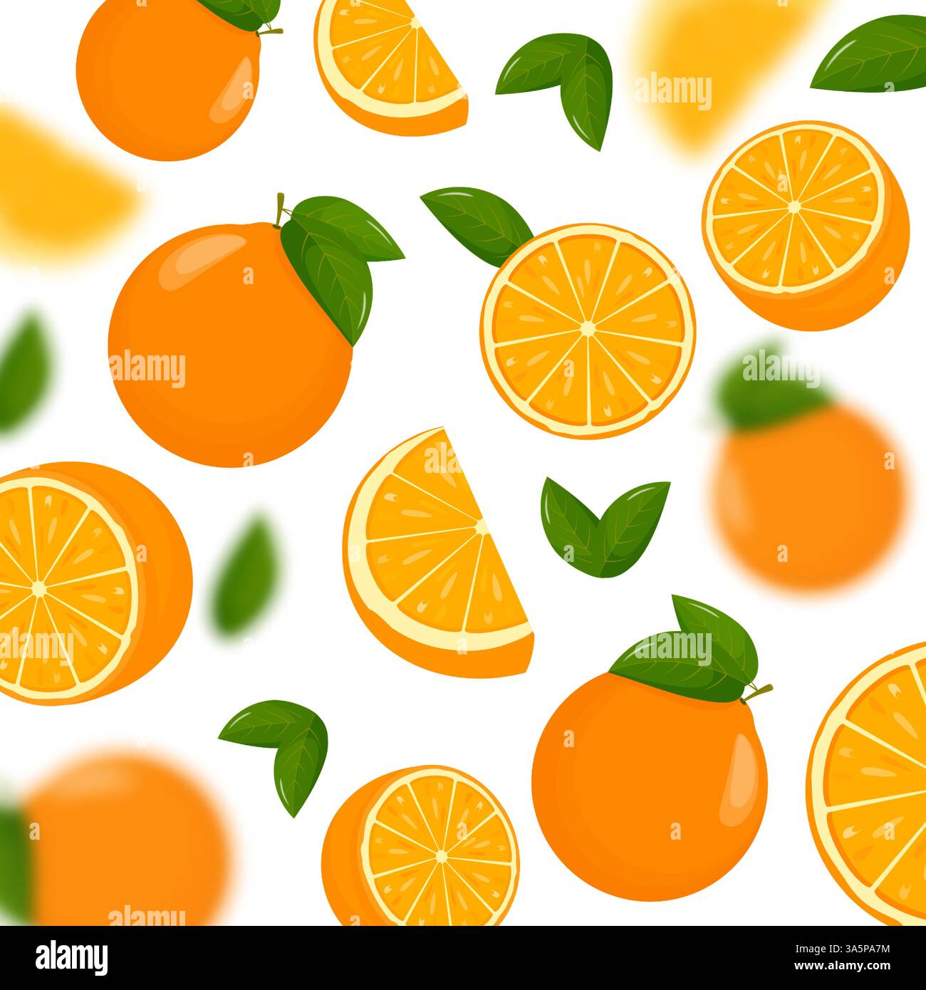 Oranges falling from different angles. Orange citrus background. Flying ...