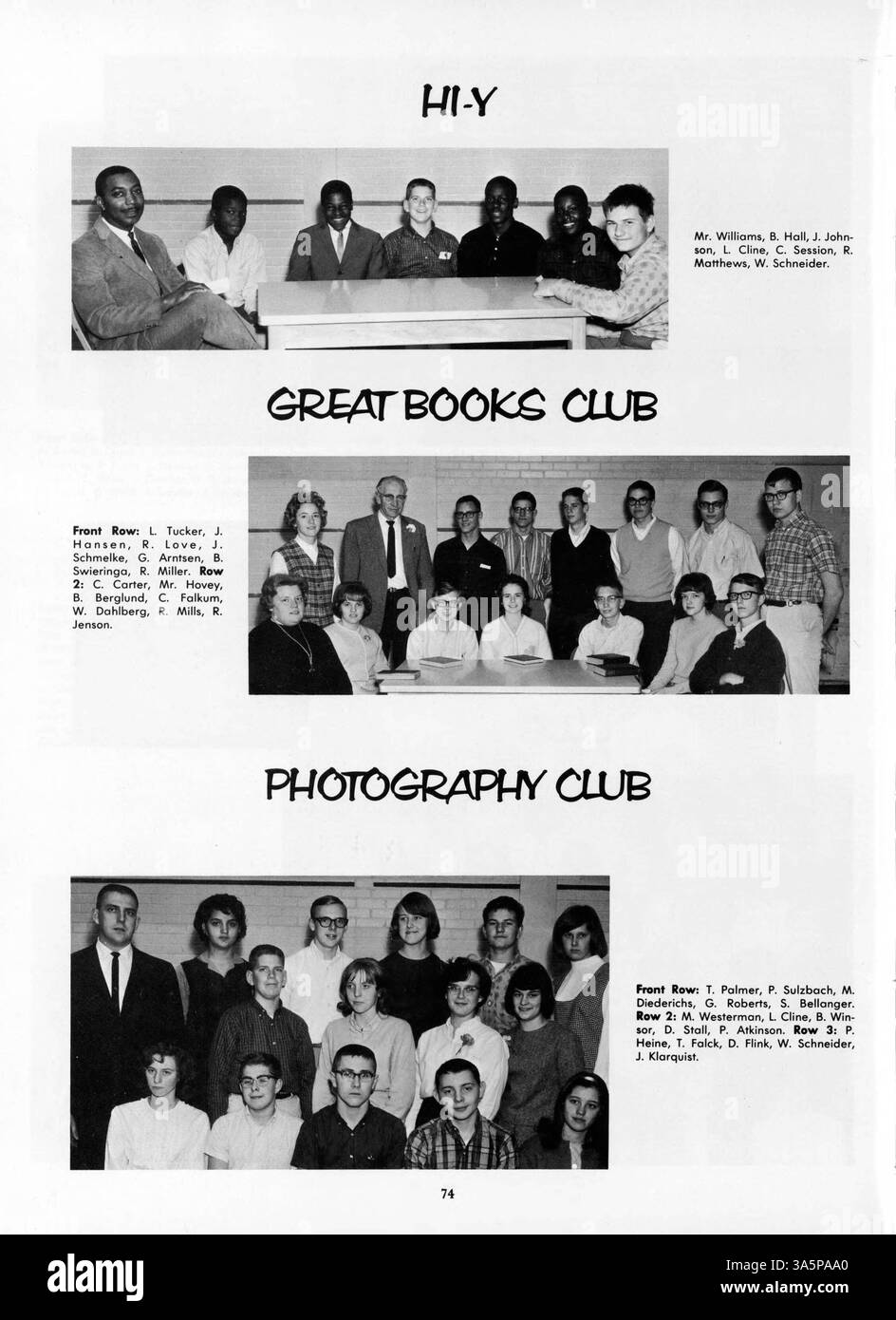 The 1965 centralian yearbook captures the academic hi-res stock ...