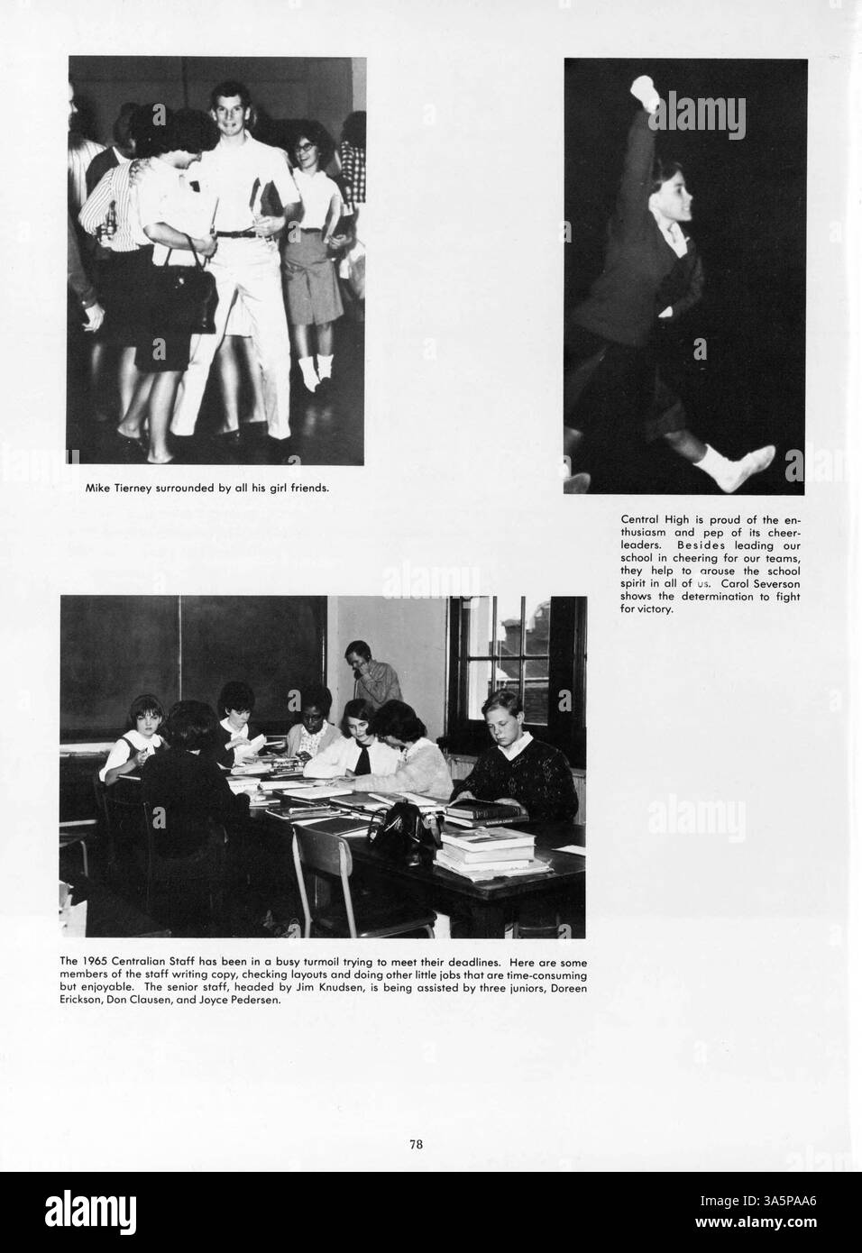 The 1965 Centralian yearbook documents student achievements in ...