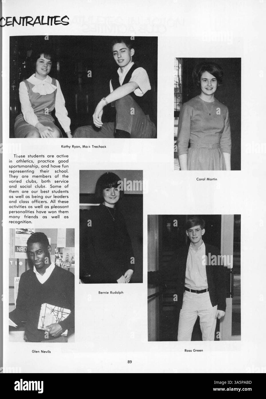 The 1965 Centralian yearbook from Central High School covers the events ...