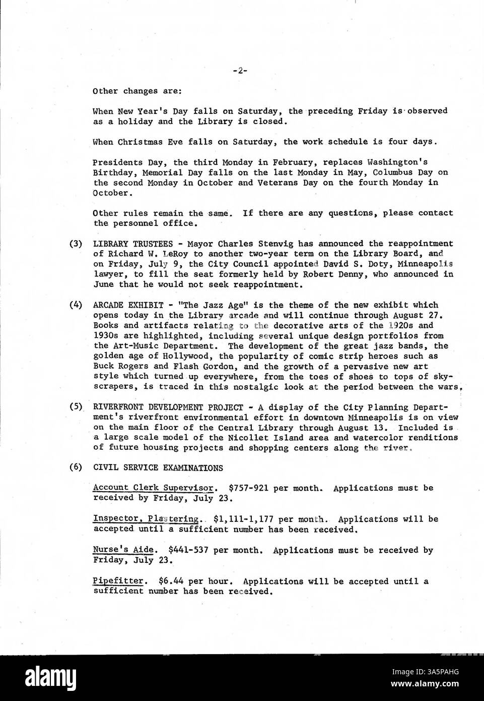 This 1971 Minneapolis Public Library Official Bulletin provides library ...