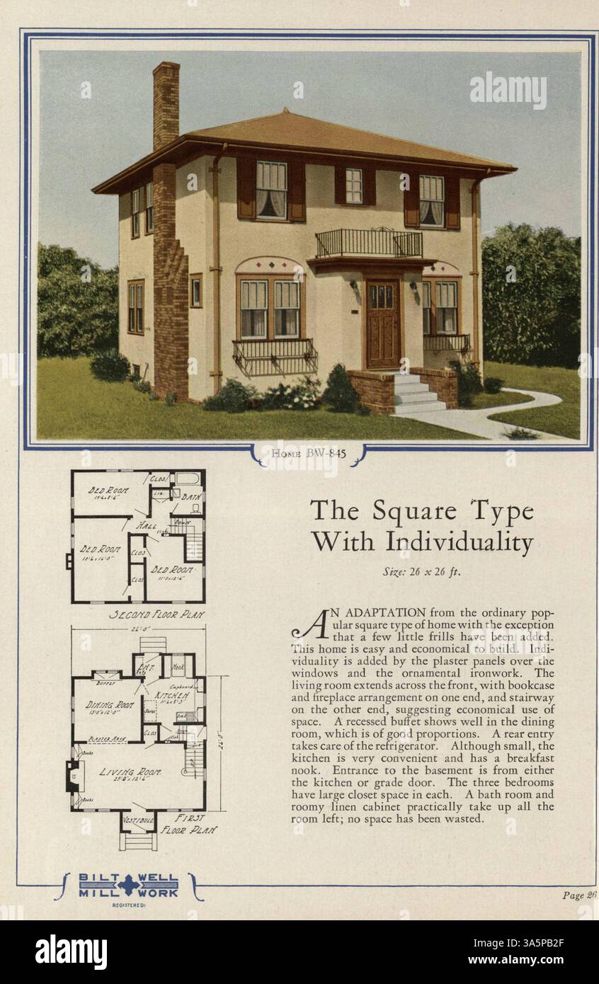 The 1929 edition of 'Homes of Comfort' presents 82 modern, affordable ...