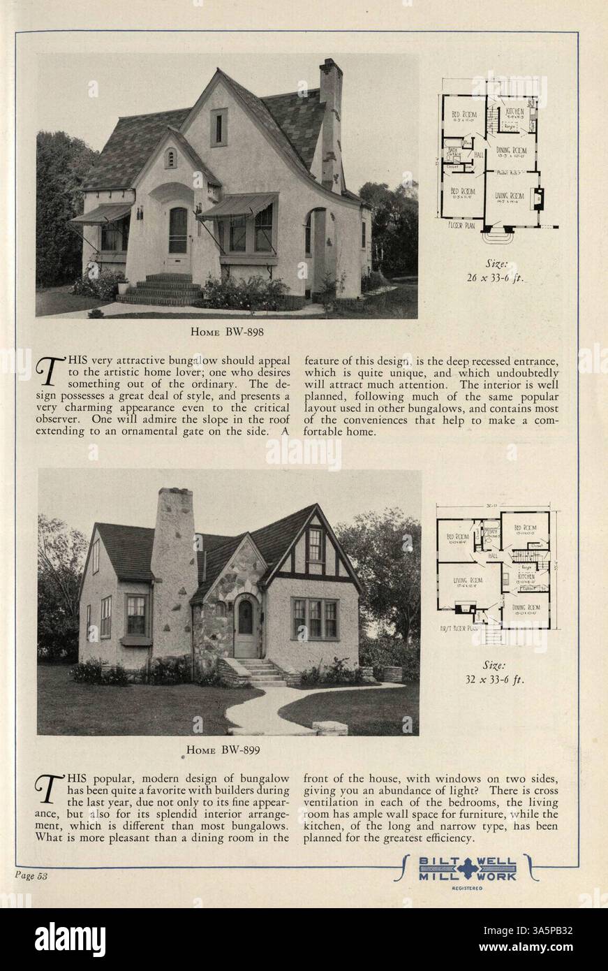 1929 catalog includes 82 moderately priced home designs hi-res stock ...