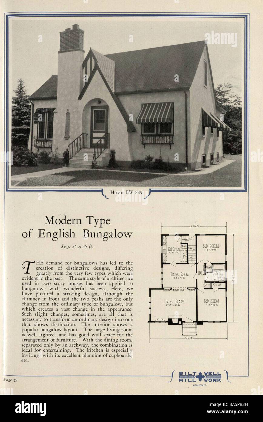 This 1929 edition of 'Homes of Comfort' features 82 affordable home ...