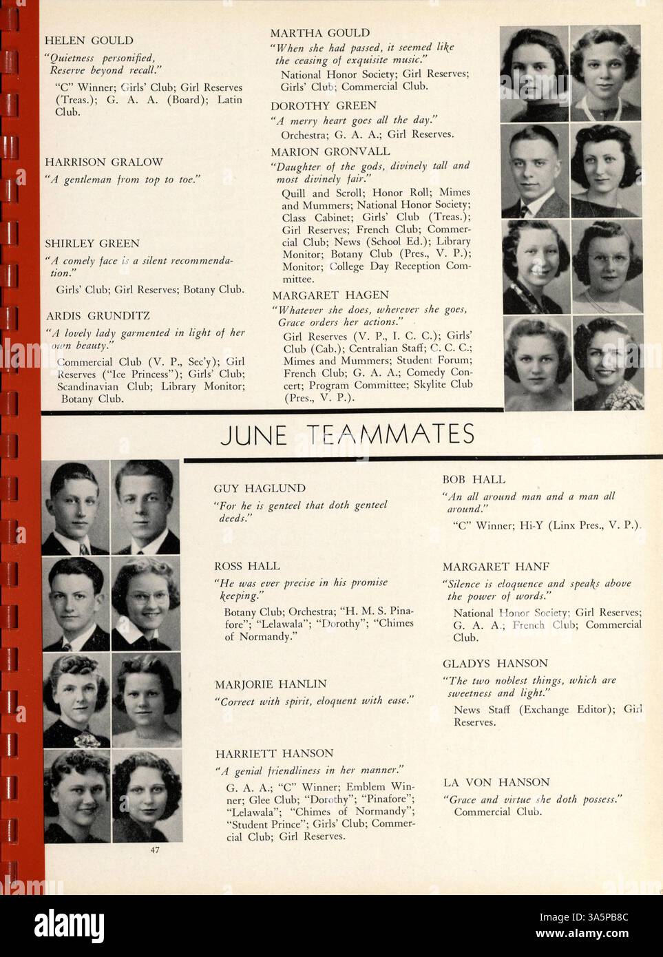 The 'Centralian' yearbook from 1938 documents the significant events of ...