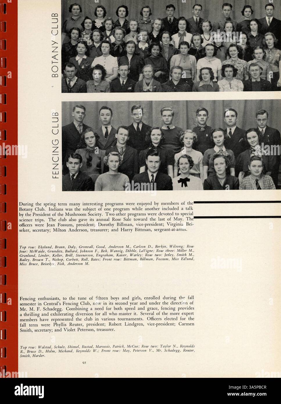 This historical yearbook, 'Centralian,' from the 1937-1938 academic ...