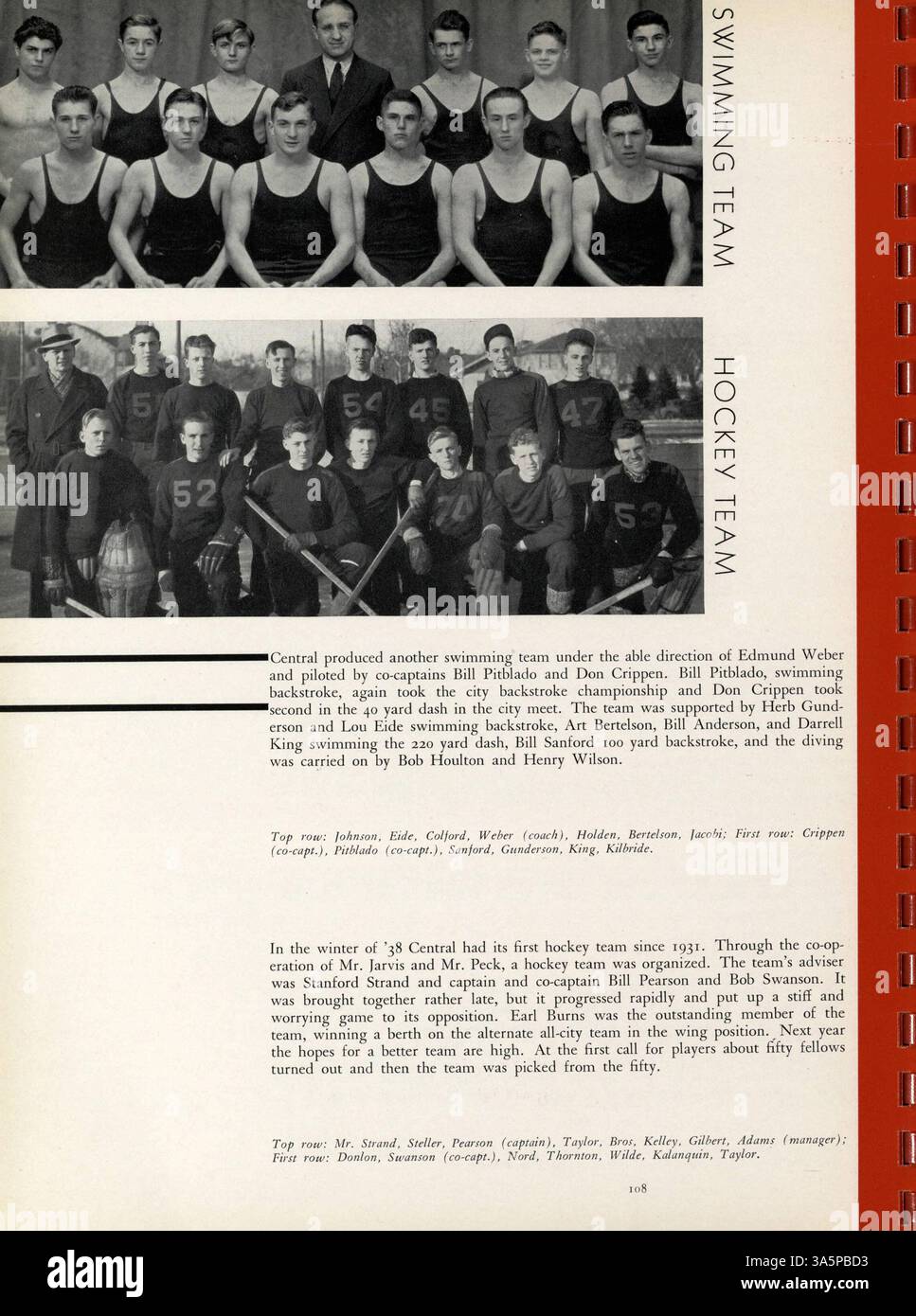 The 1938 'Centralian' yearbook captures the essence of student life at Central High, documenting ...