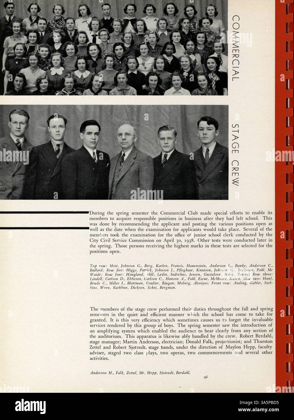 This 1938 yearbook from Central High, 'Centralian,' documents the ...