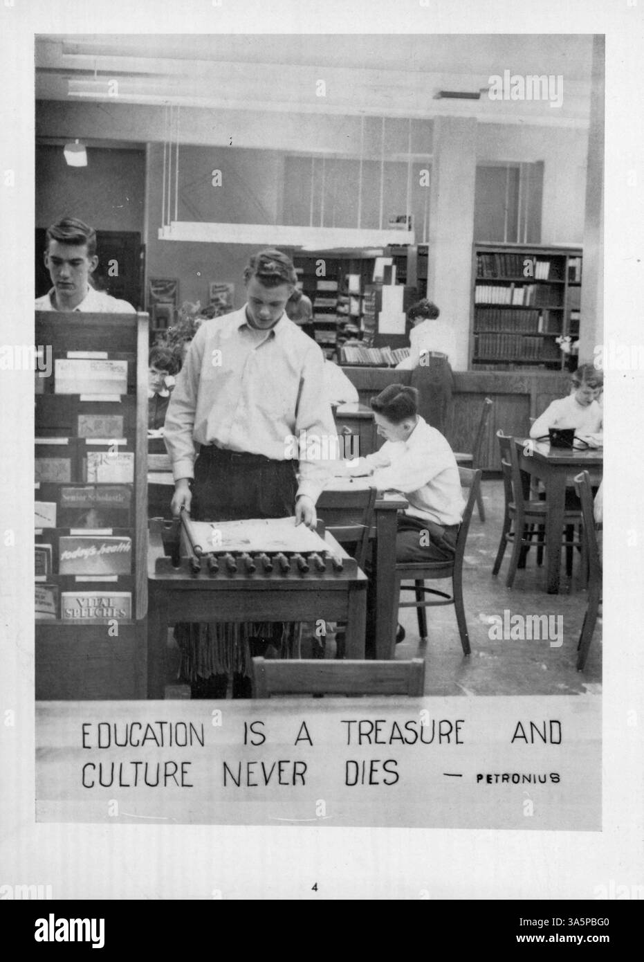 This 1954 'Sagamore' yearbook from Roosevelt High School documents key ...