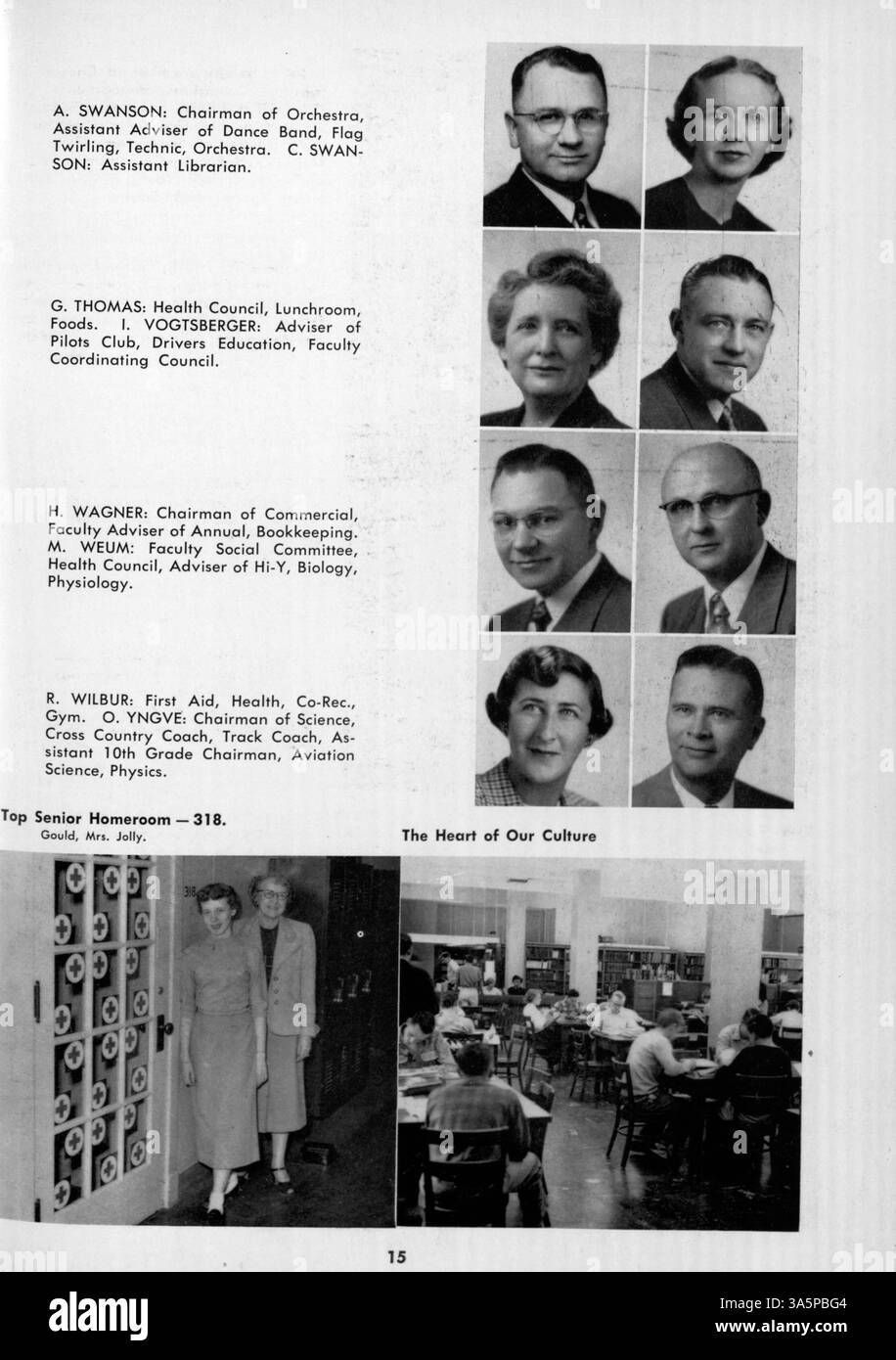 This 1954 edition of the 'Sagamore' yearbook from Roosevelt High School ...