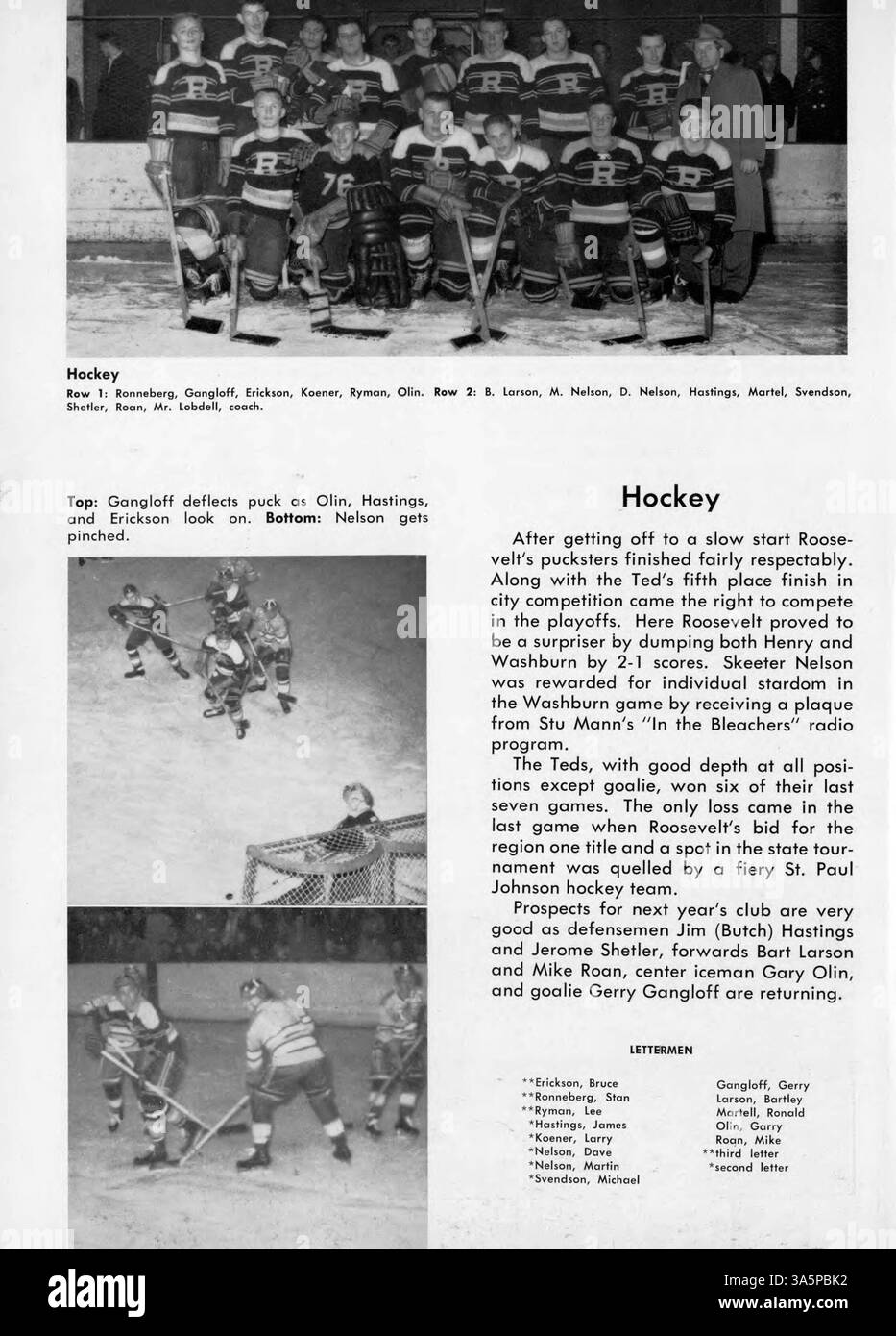 The 1954 'Sagamore' yearbook captures the events of Roosevelt High ...