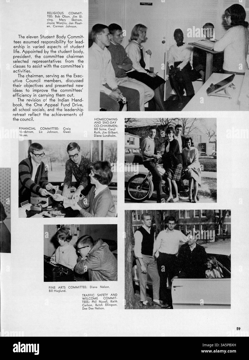 From minnehaha academy highlights the 1964 1965 academic year hi-res stock photography and ...