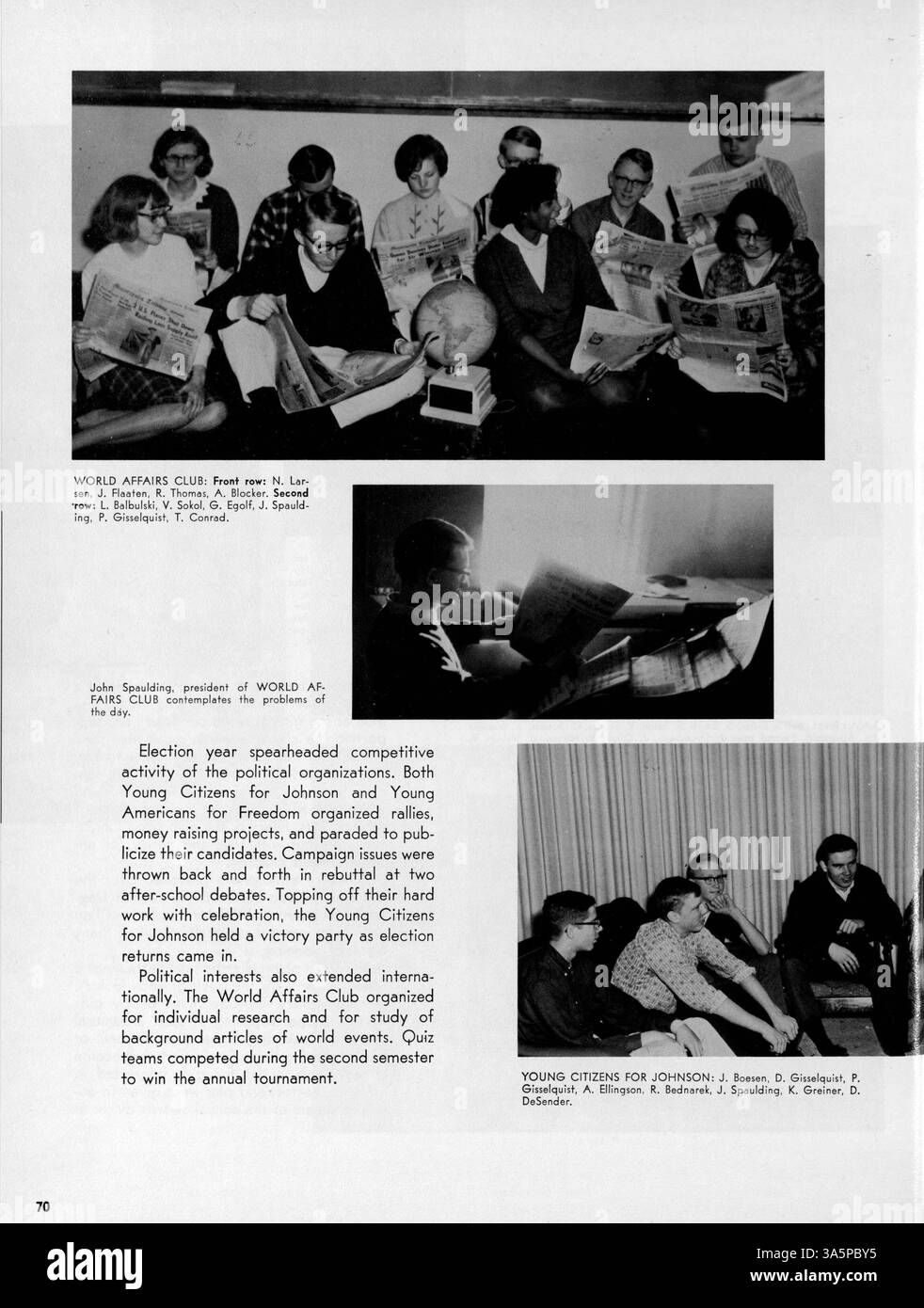 The 'Antler 1965' yearbook from Minnehaha Academy captures key moments ...