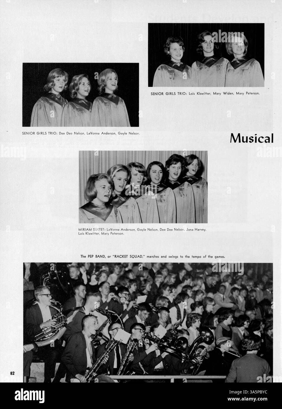 1964 1965 yearbook Black and White Stock Photos & Images - Alamy