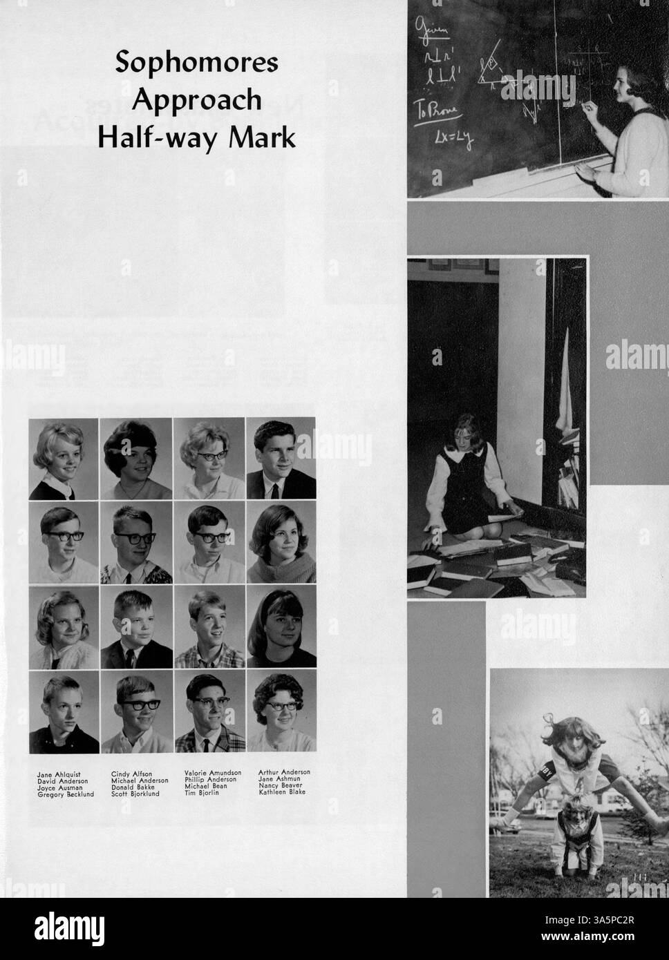 Minnehaha Academy's 1965 'Antler' yearbook provides an overview of the 1964-1965 school year ...