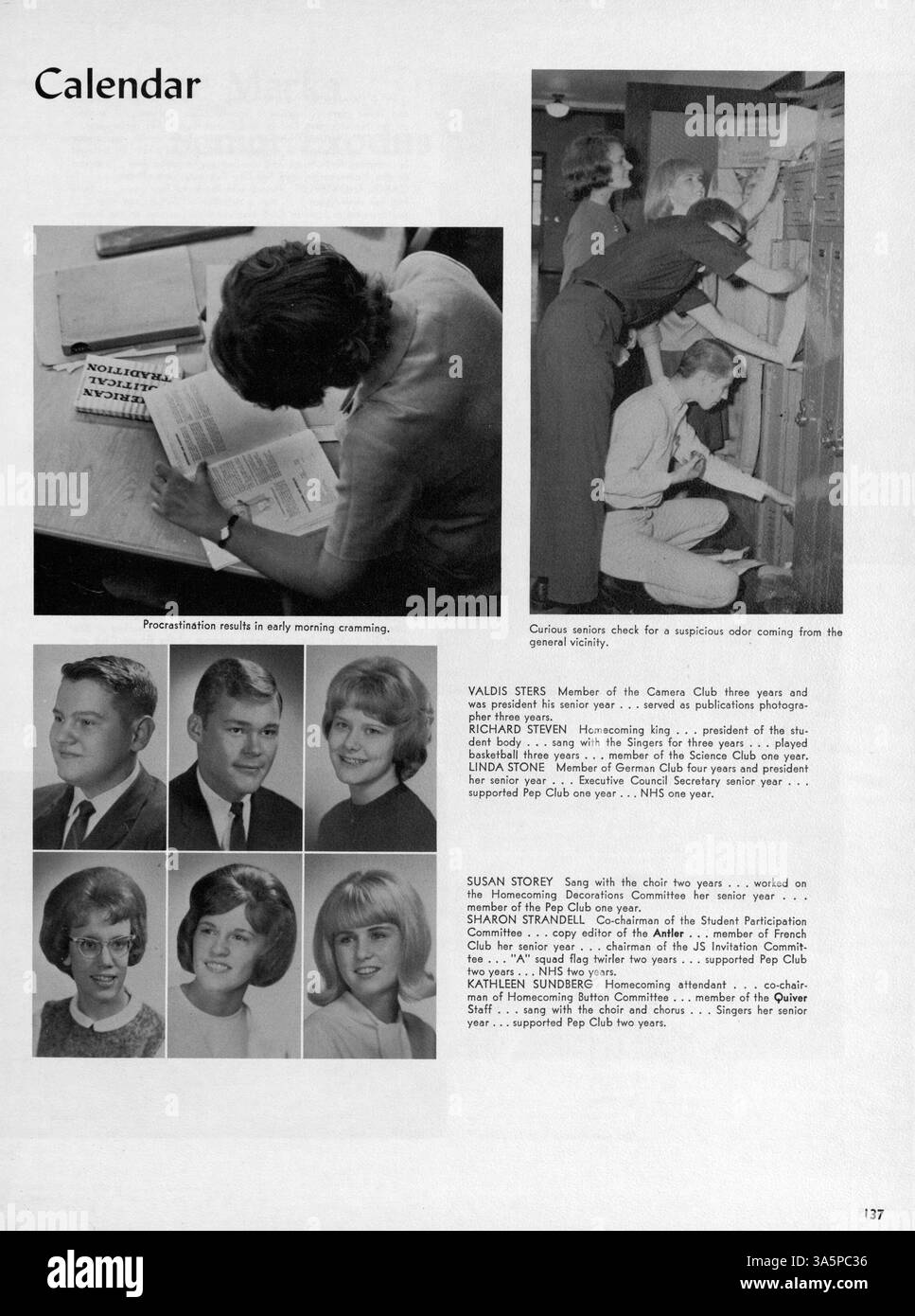 The 'Antler 1965' yearbook of Minnehaha Academy reflects on the 1964 ...