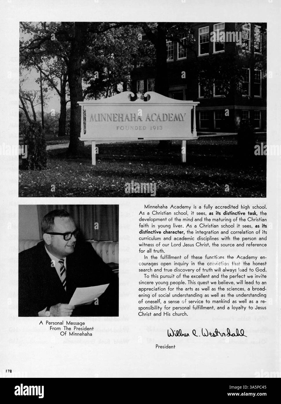 This 1965 edition of the 'Antler' yearbook from Minnehaha Academy ...