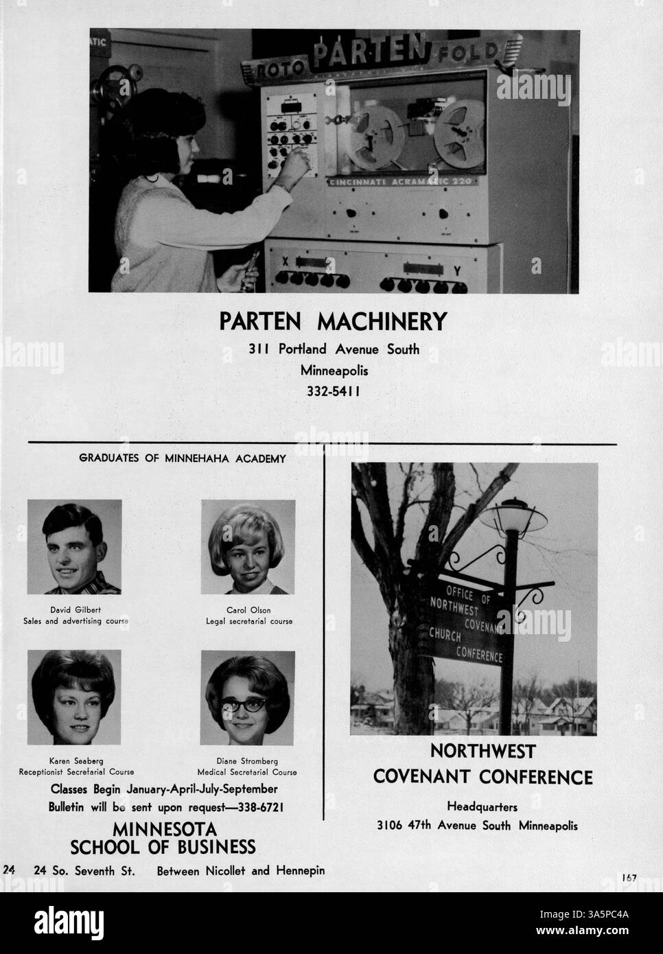 Minnehaha Academy's 1965 'Antler' yearbook captures the major moments ...