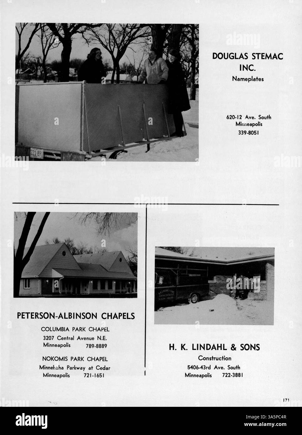 The 'Antler' yearbook from Minnehaha Academy, 1965, documents the ...