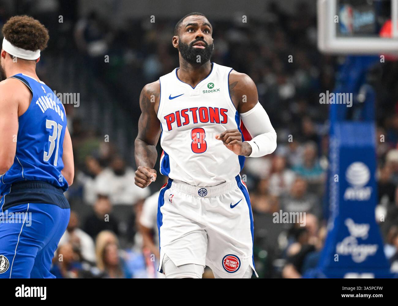 Detroit Pistons forward Tim Hardaway Jr. during an NBA basketball game ...