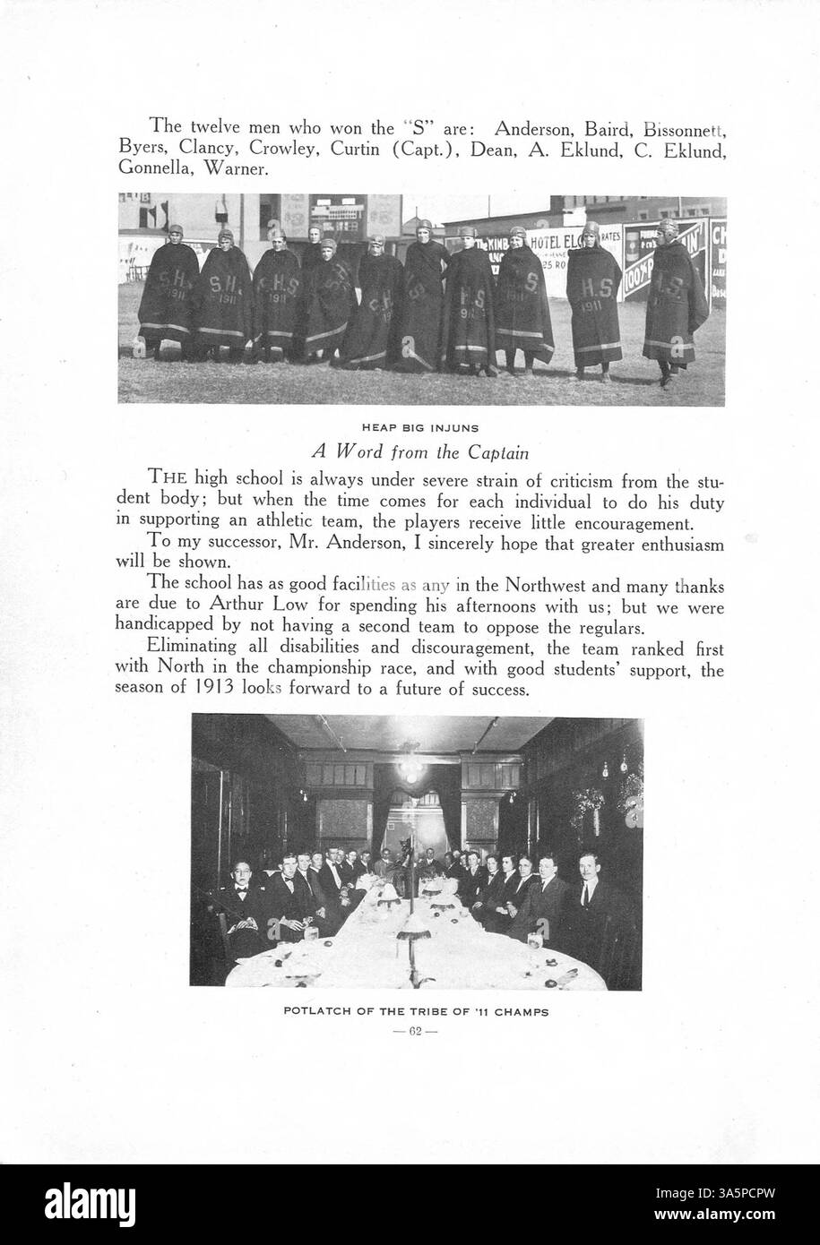This 1913 yearbook from South High School in Minneapolis captures the ...