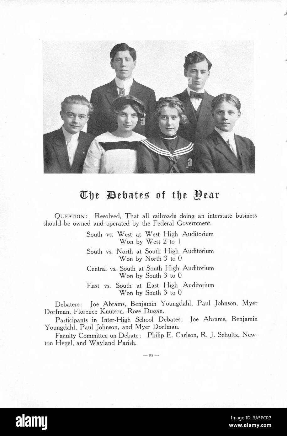 The Tiger Annual of 1913 provides an overview of South High School’s ...