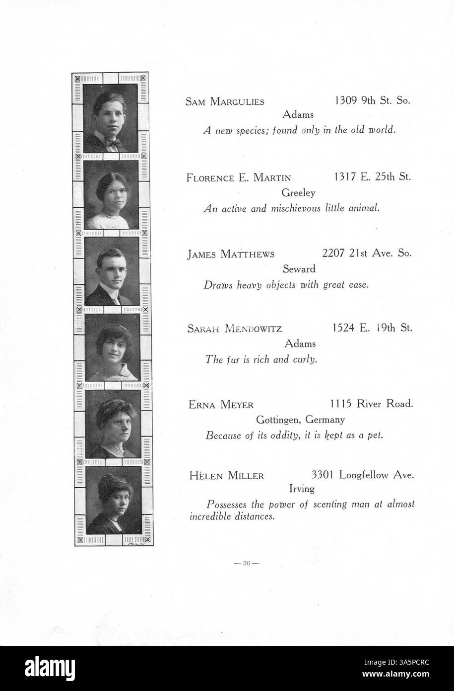 The 1913 yearbook from South High School in Minneapolis offers a ...
