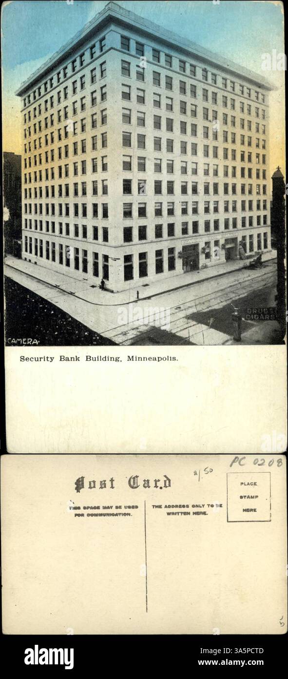 The Security Bank Building in Minneapolis is featured in this exterior ...
