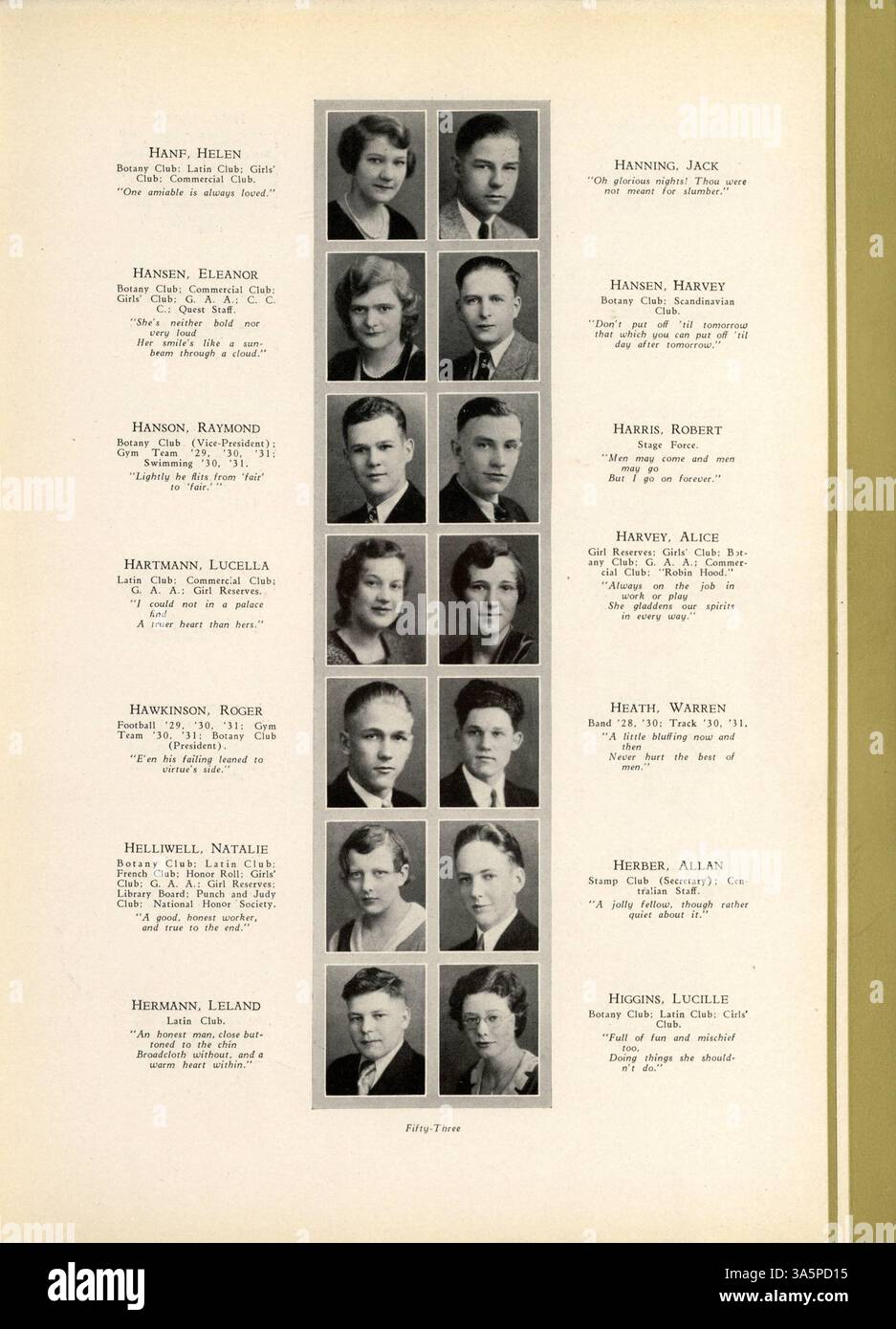 This yearbook from 1931 documents the academic, athletic, and social ...