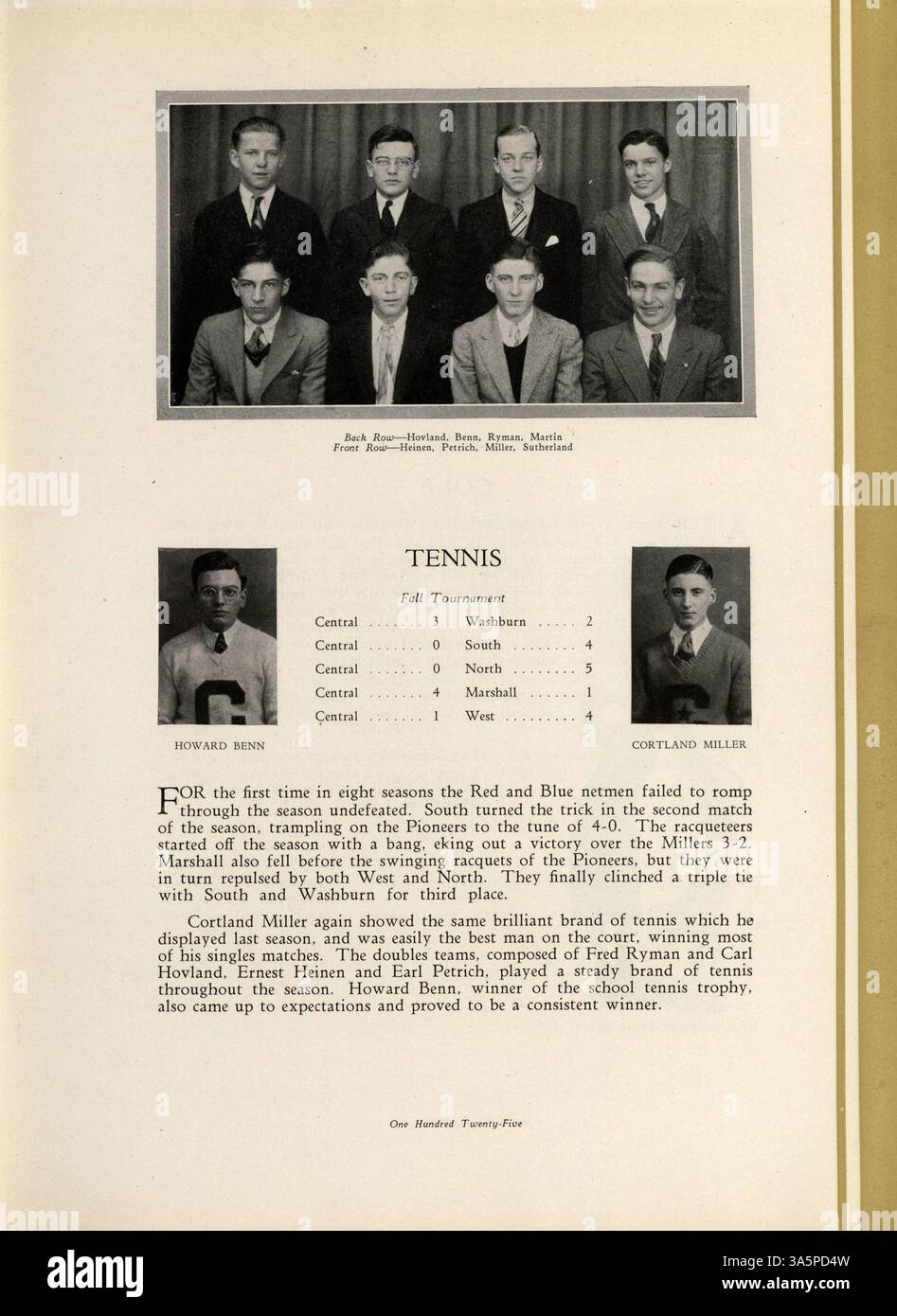 The 1931 centralian yearbook highlights the educational hi-res stock ...