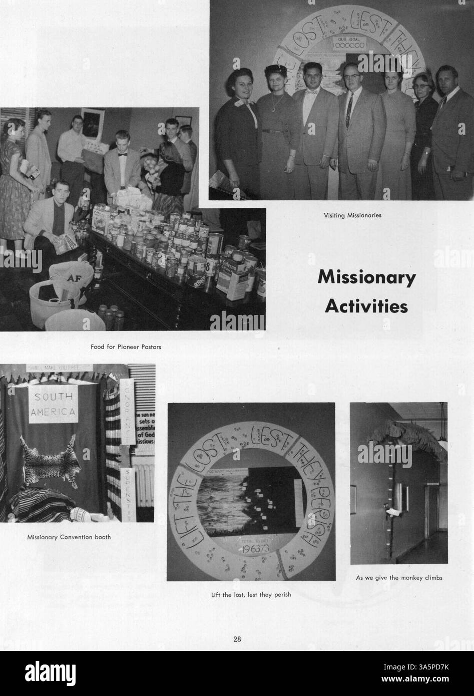 The 1958 North Central Bible College yearbook captures key moments of ...