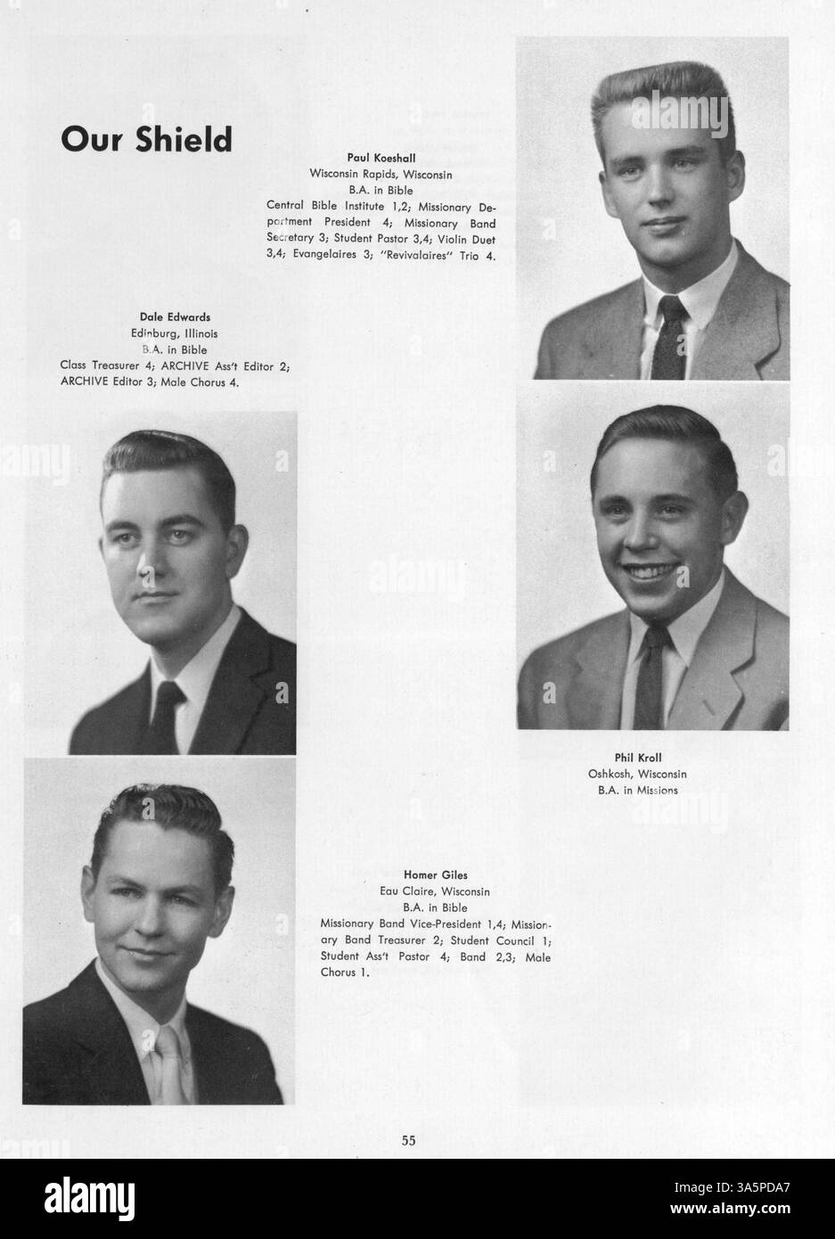 This 1958 yearbook from North Central Bible College showcases the ...
