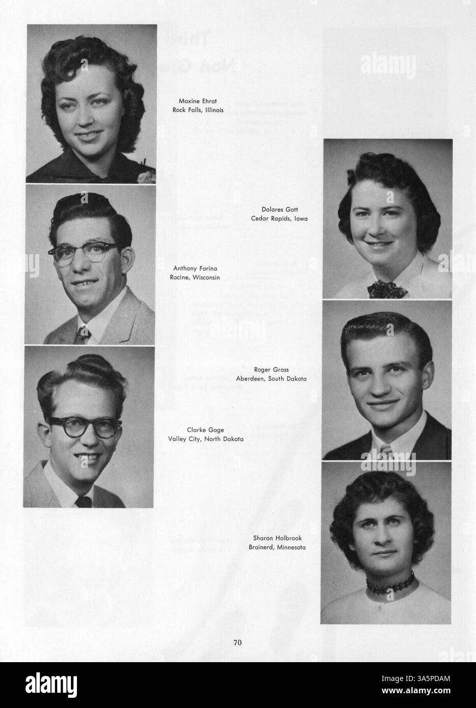 The 1958 yearbook from North Central Bible College provides a ...