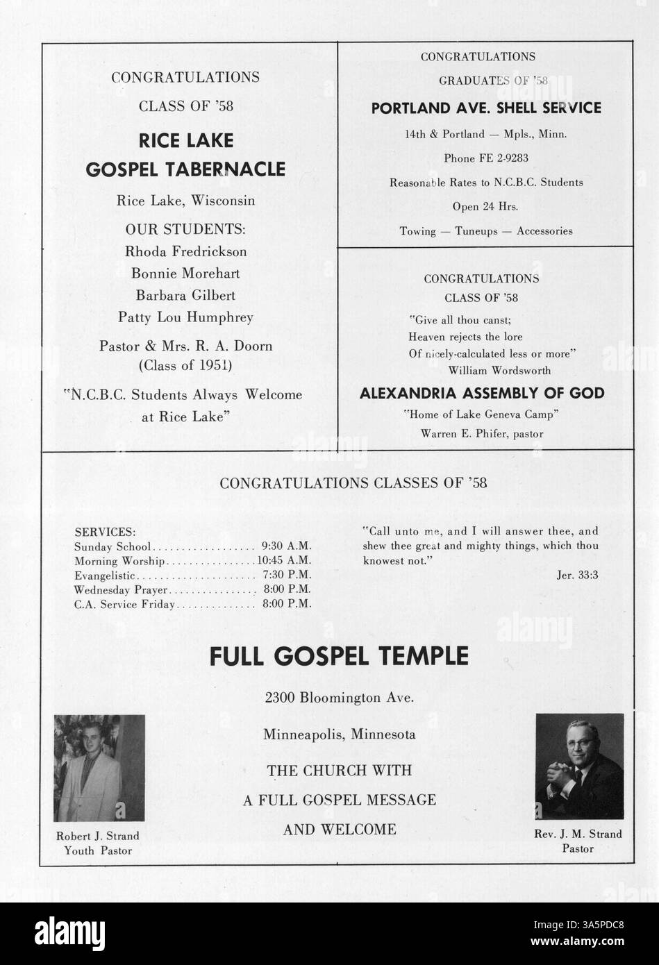 This 1958 yearbook from North Central Bible College reflects on the ...