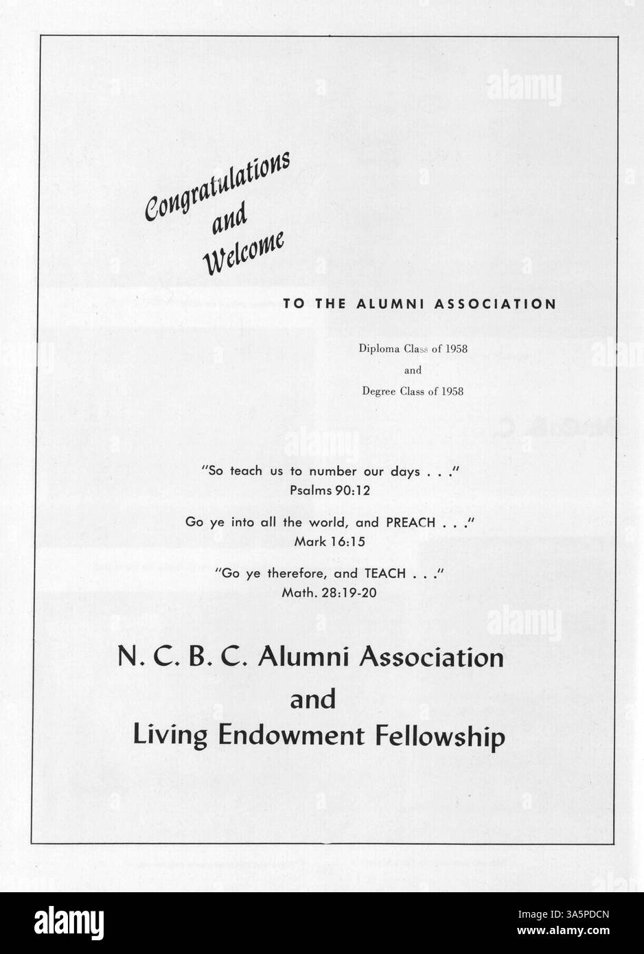 North Central Bible College’s 1958 yearbook offers a thorough ...
