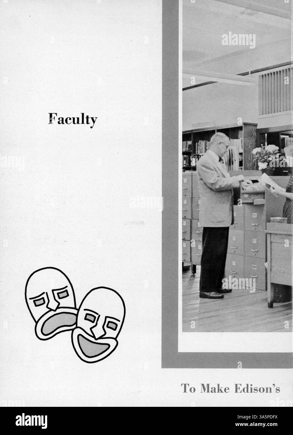 The 1955 yearbook from Edison High School documents key moments from ...