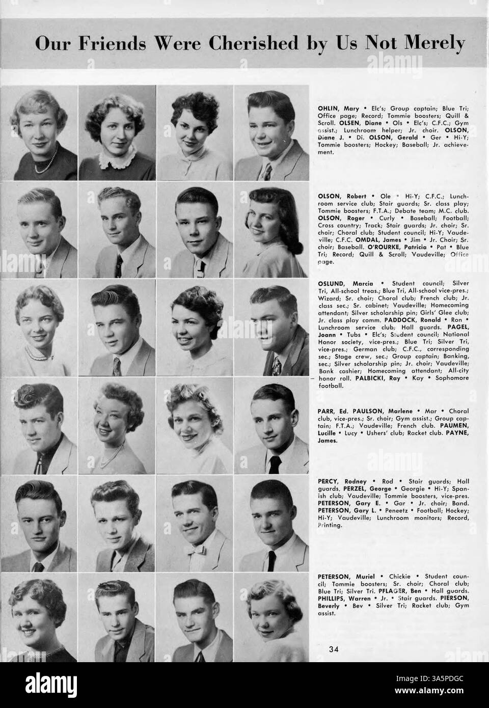 This 1955 edition of 'The Wizard' yearbook from Edison High School ...