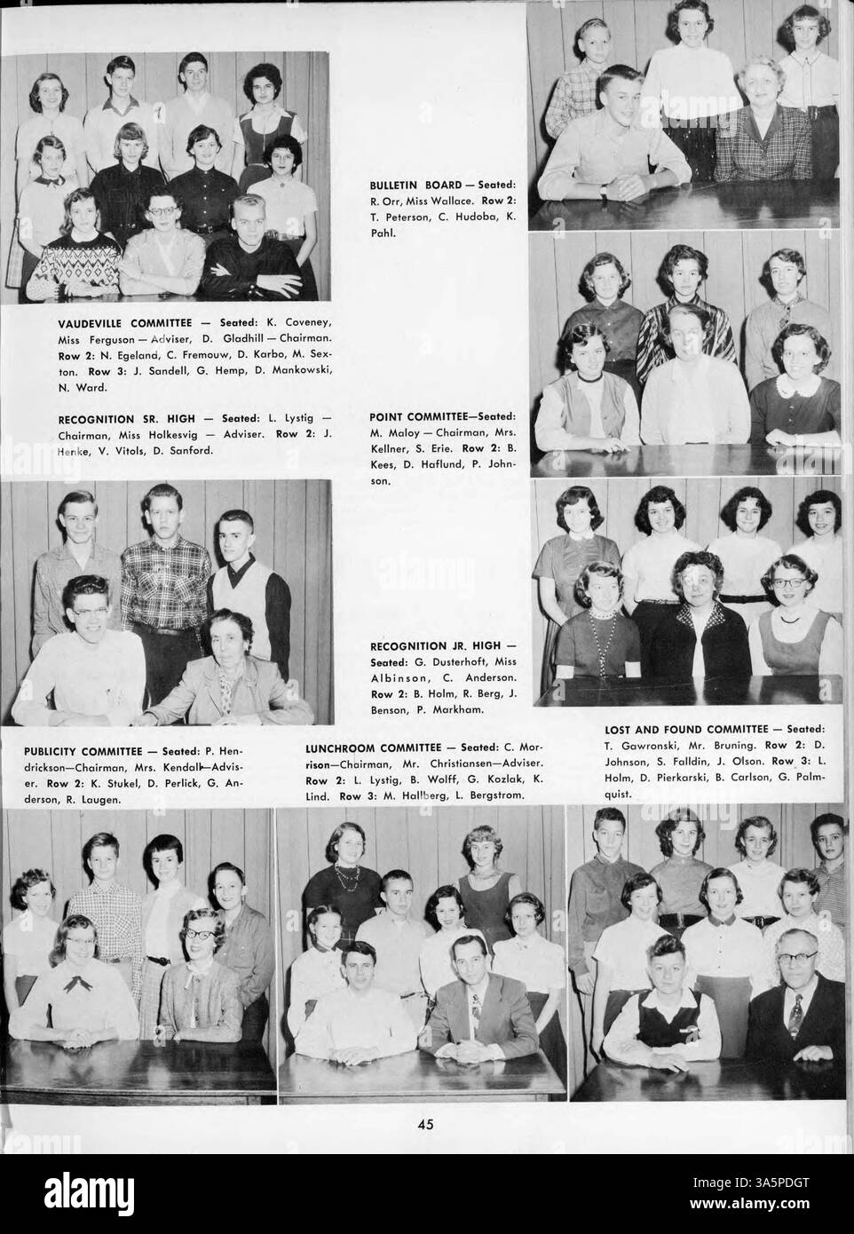 'The Wizard for 1955' yearbook records the highlights of student life ...