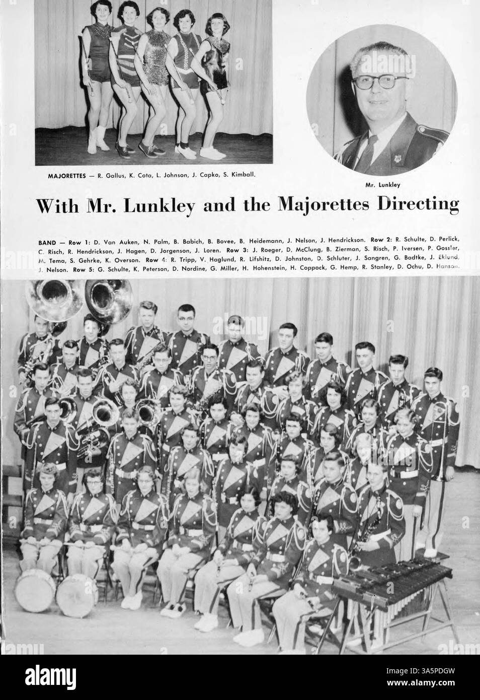 The 1955 Edison High School yearbook, 'The Wizard for 1955', documents ...