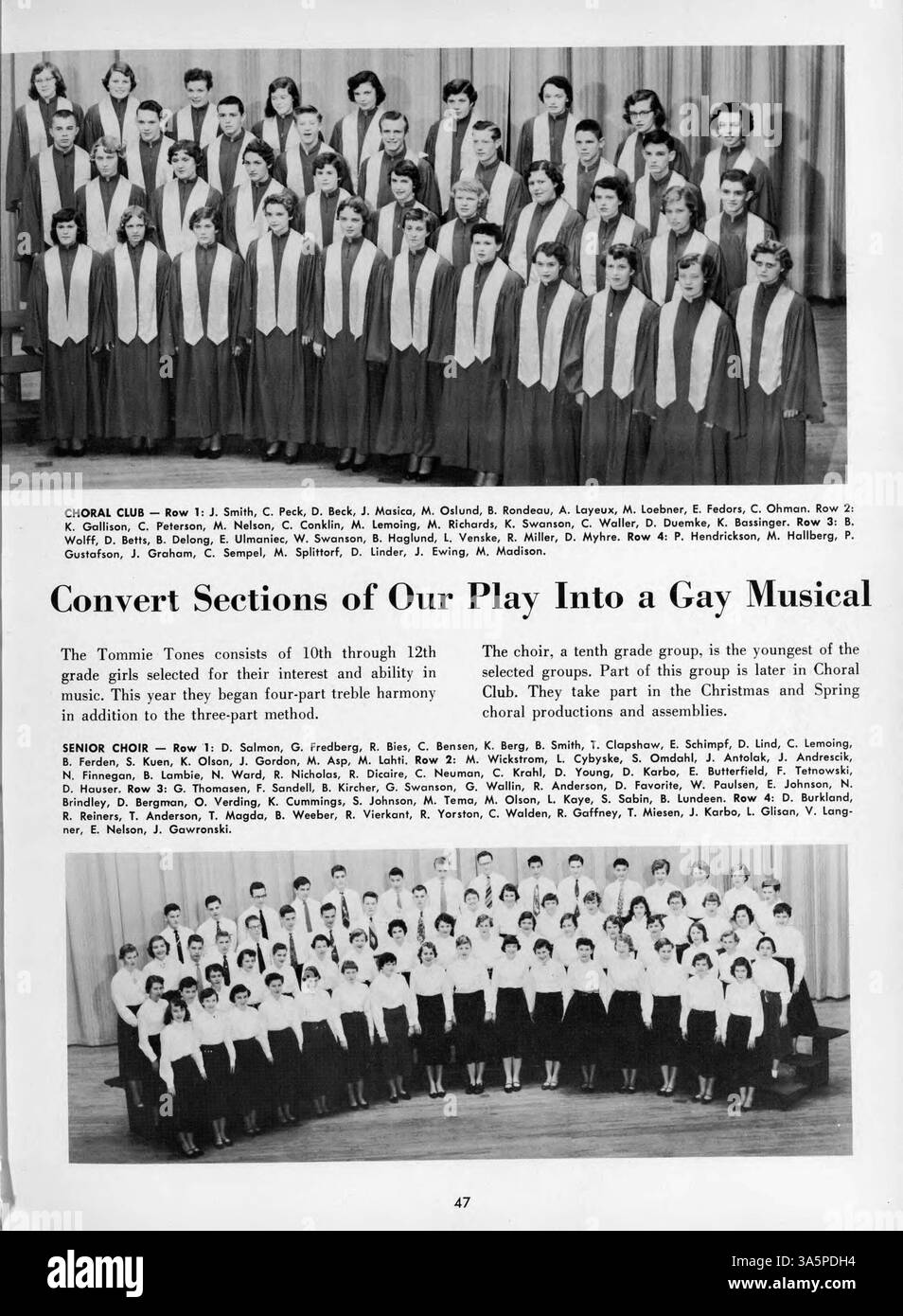 This yearbook, 'The Wizard for 1955', from Edison High School ...