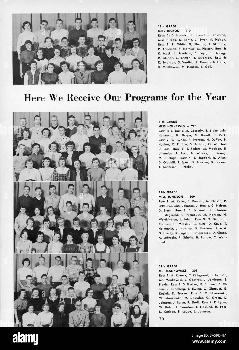 'The Wizard for 1955' yearbook from Edison High School documents key ...