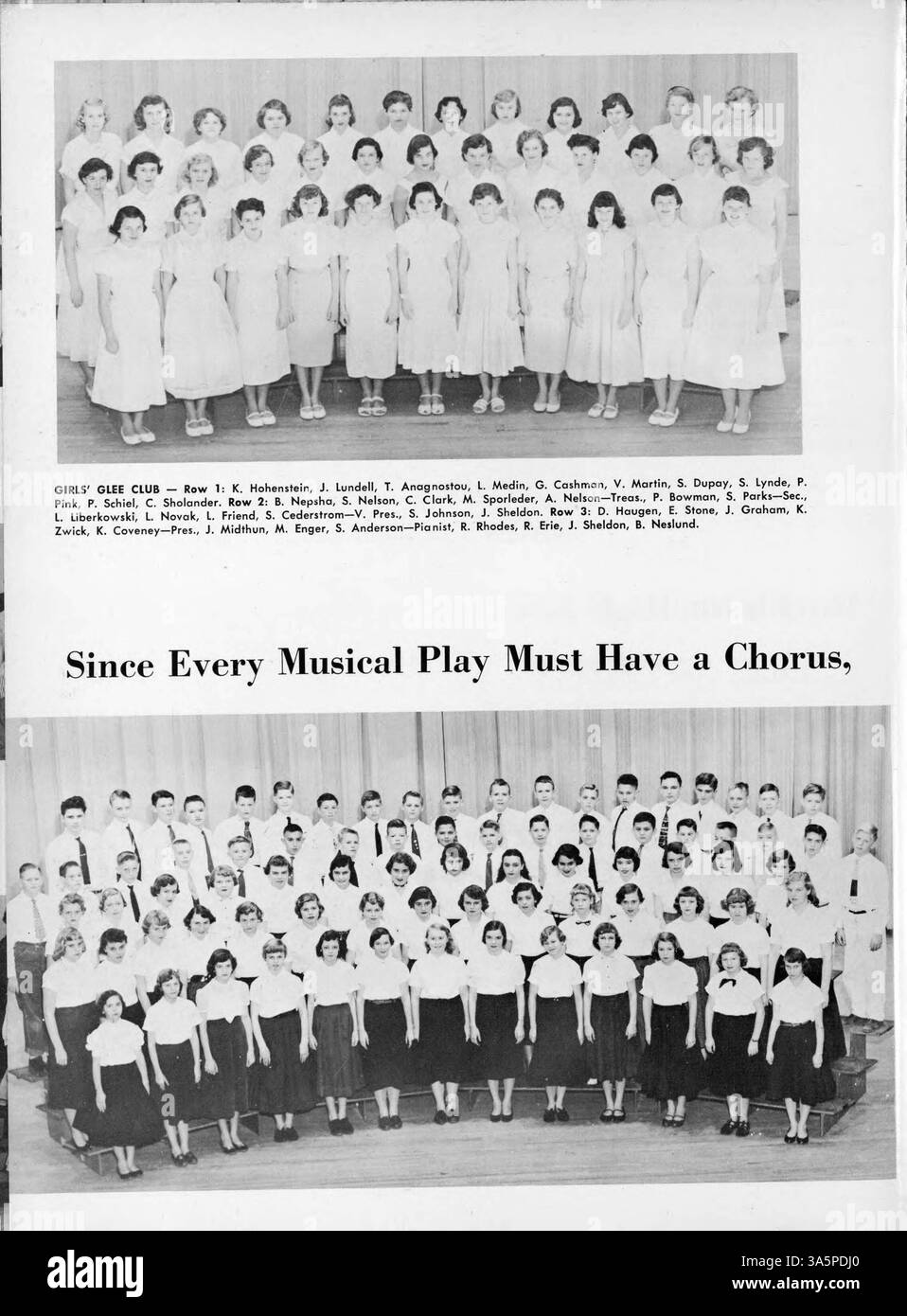 This 1955 yearbook, 'The Wizard for 1955', documents the 1954-1955 ...