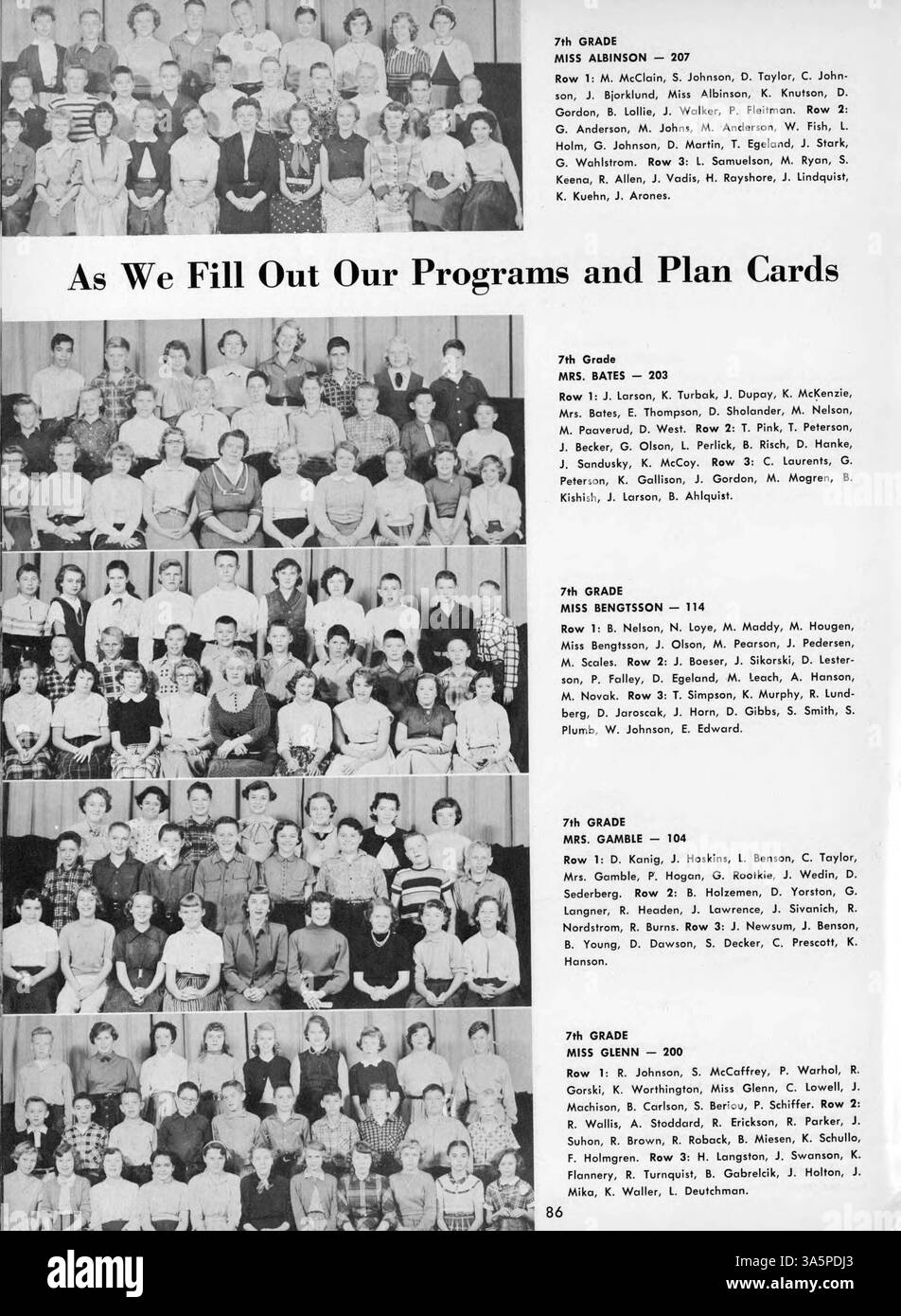 'The Wizard for 1955' yearbook highlights the key events and ...