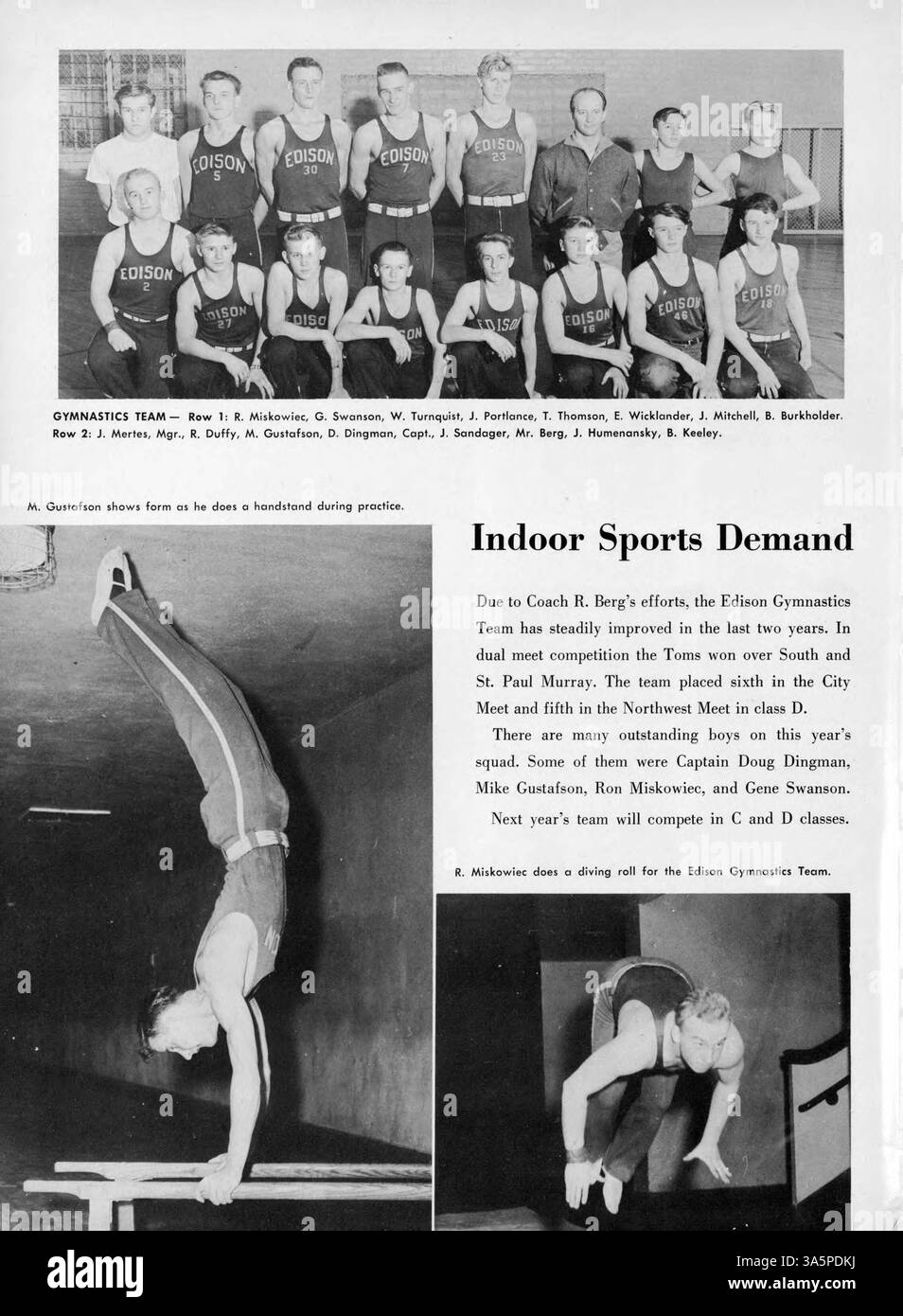 'The Wizard for 1955' yearbook highlights the accomplishments of Edison ...