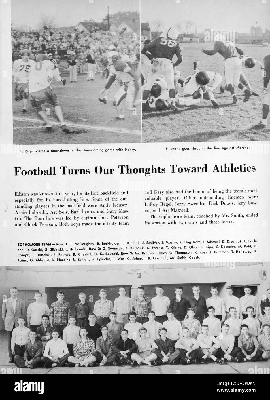 This yearbook, 'The Wizard for 1955', documents the significant events ...