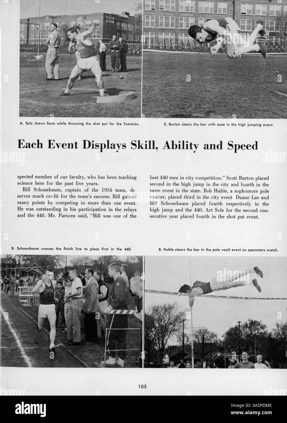 This yearbook, 'The Wizard for 1955', features the students, clubs ...