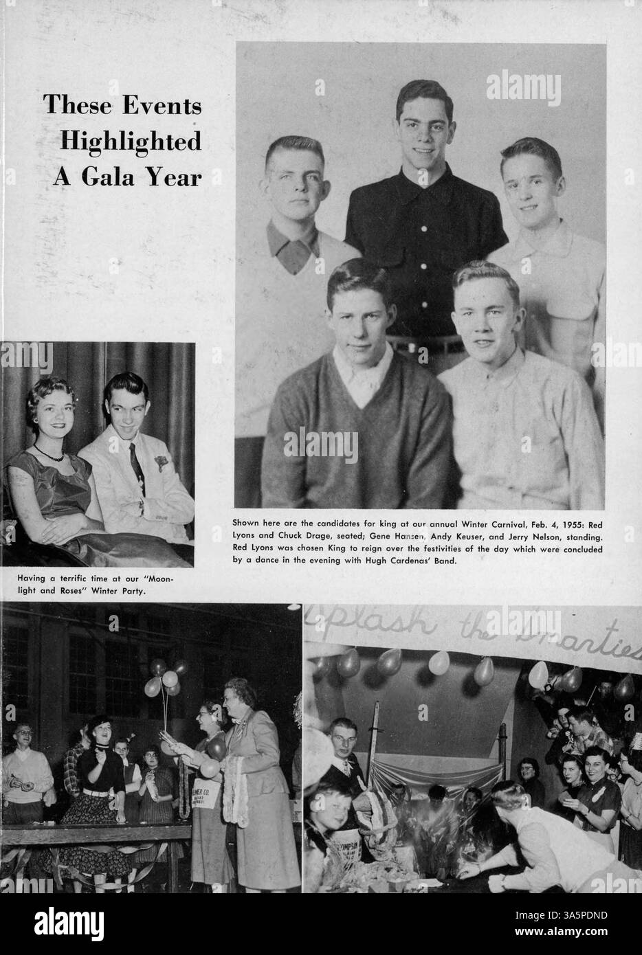 The 1955 edition of 'The Wizard for 1955' yearbook documents Edison ...