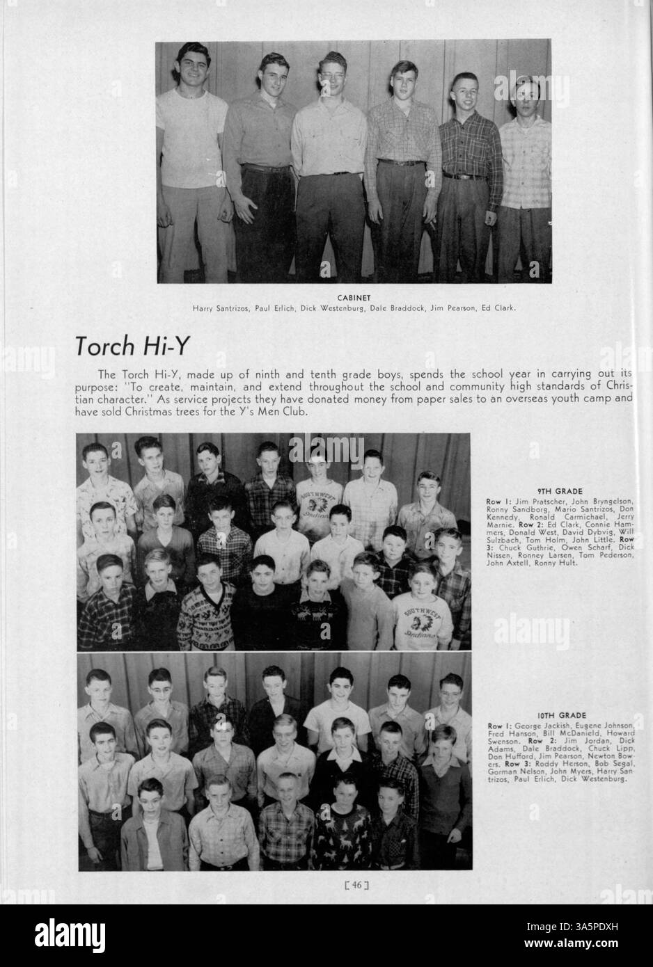 This high school yearbook from the 1947 1948 school year documen hi-res ...