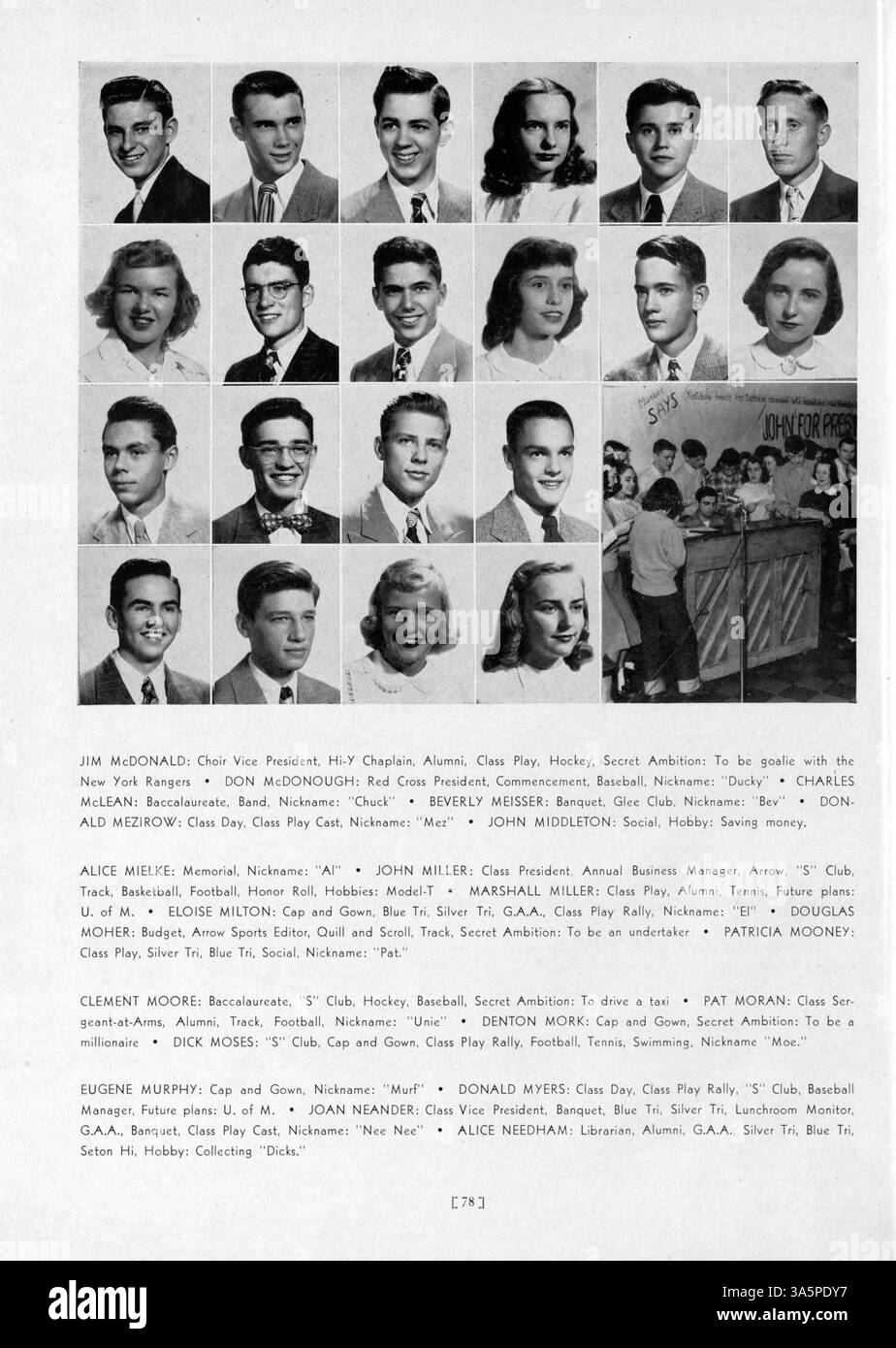 The 1948 Wagistanian yearbook from Southwest High School features ...
